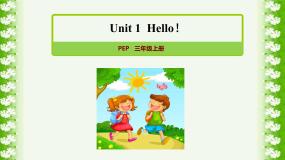 2021年《Unit 1 Hello! Part A》PPT课件_《Unit 1 Hello! Part A》优秀ppt课件下载_人教版 (PEP)英语三年级上册-教习网