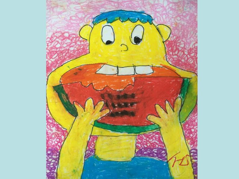 美术二年级下册8. 吃瓜果的人授课ppt课件-教习网|课件下载