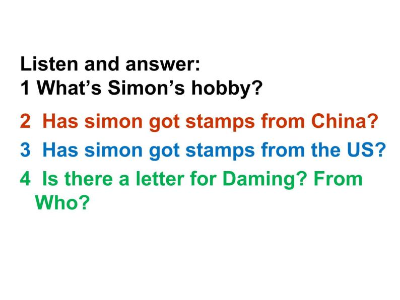 外研版 (一年级起点)六年级上册Unit 2 Collecting stamps is my hobby.课堂教学ppt课件-教习网|课件下载