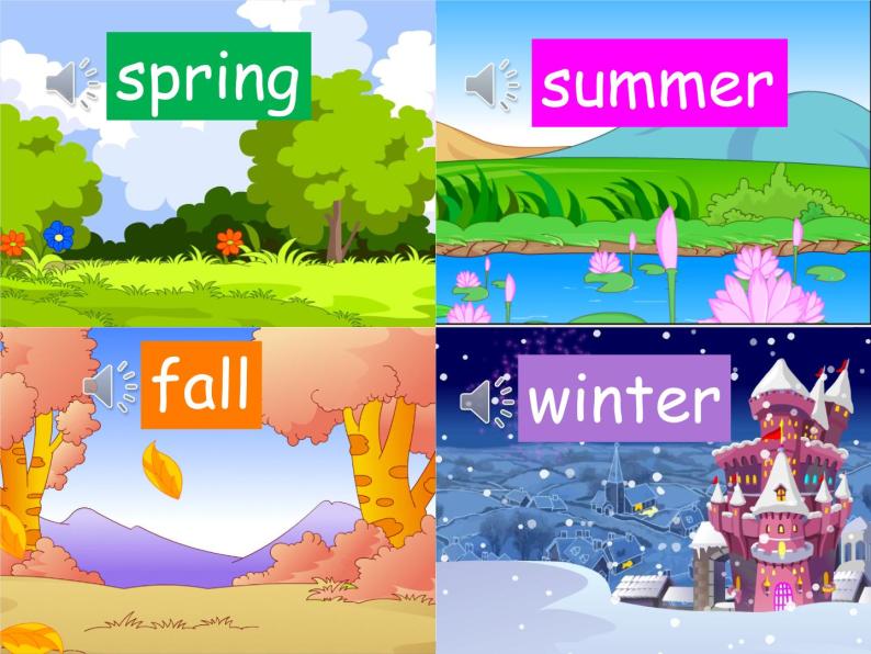 教科版 (EEC)四年级下册Unit 2 I like spring获奖课件ppt-教习网|课件下载