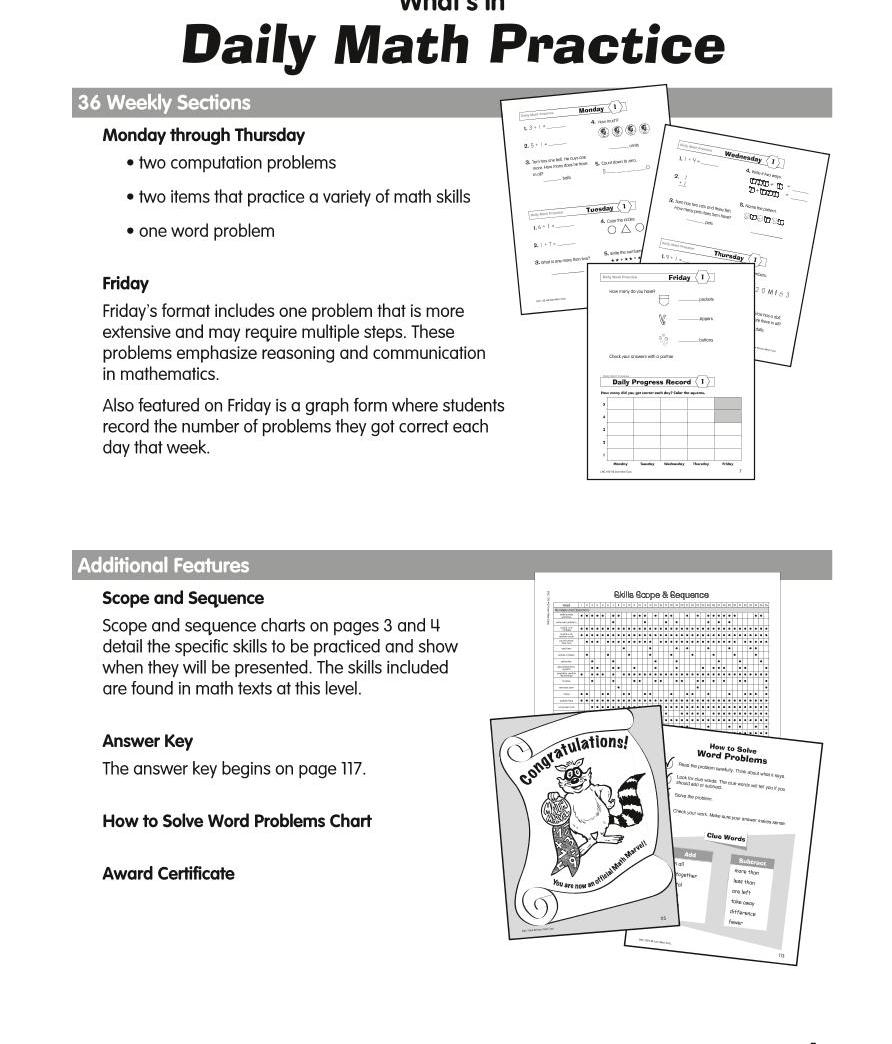 Daily math practice -G1（PDF版 彩色）-教习网|课件下载