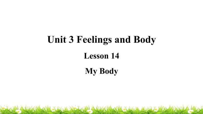 冀教版 (三年级起点)三年级上册Lesson 14 My Body教学课件ppt-教习网|课件下载