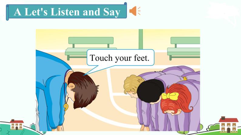 小学湘少版Unit 10 Touch your head课文内容ppt课件-教习网|课件下载