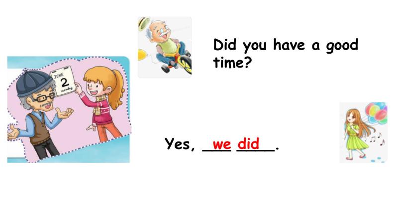 英语六年级上册Lesson 9:Were you at school yesterday?教课内容课件ppt-教习网|课件下载