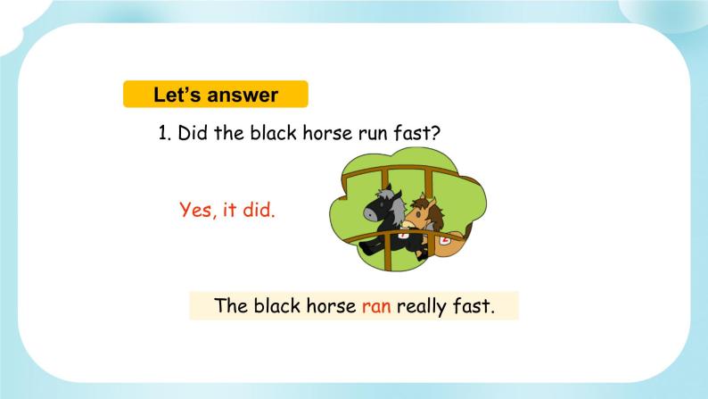 小学外研版 (三年级起点)Unit 2 He ran very fast.背景图课件ppt-教习网|课件下载