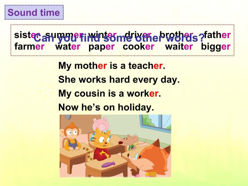 小学Unit 4 Then and now背景图ppt课件-教习网|课件下载