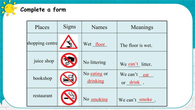 新版-牛津译林版六年级上册Unit 5 Signs复习课件ppt-教习网|课件下载