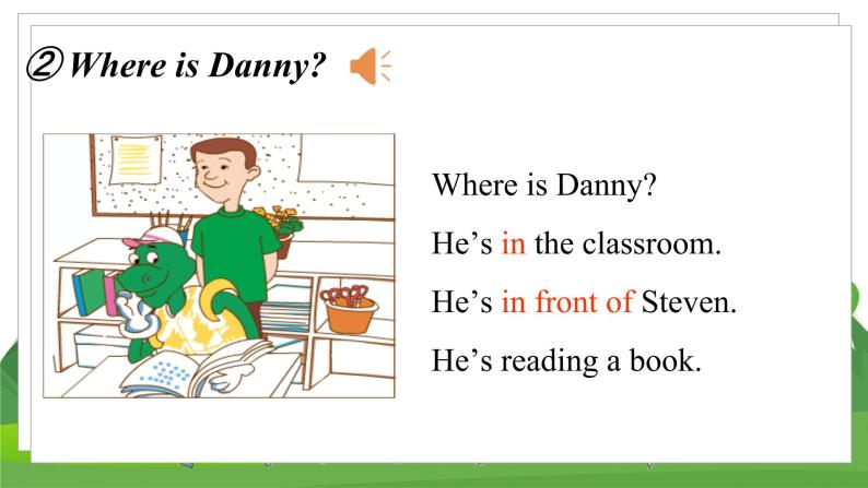 小学英语Lesson 5 Where Is Danny?课堂教学课件ppt-教习网|课件下载