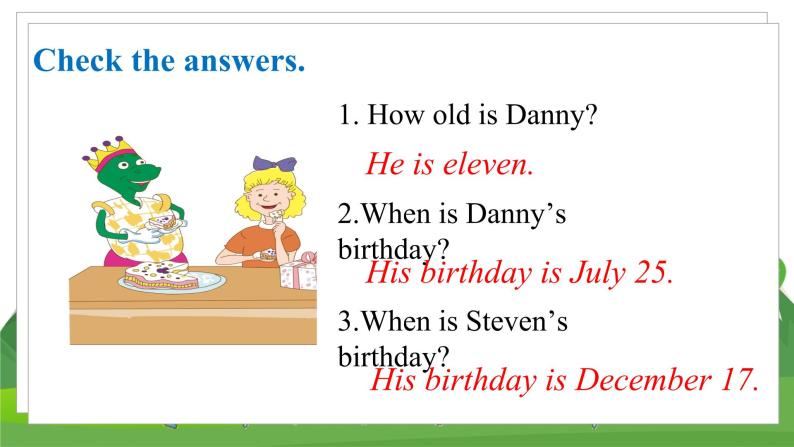 小学英语冀教版 (三年级起点)四年级下册Lesson 13 How Old Are You?课堂教学课件ppt-教习网|课件下载