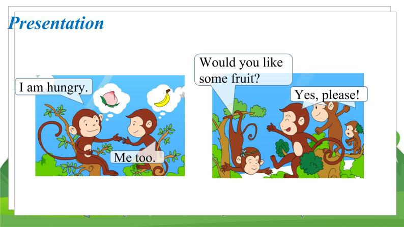 小学英语冀教版 (三年级起点)三年级下册Lesson 24 Alittle Monkey.课文内容课件ppt-教习网|课件下载