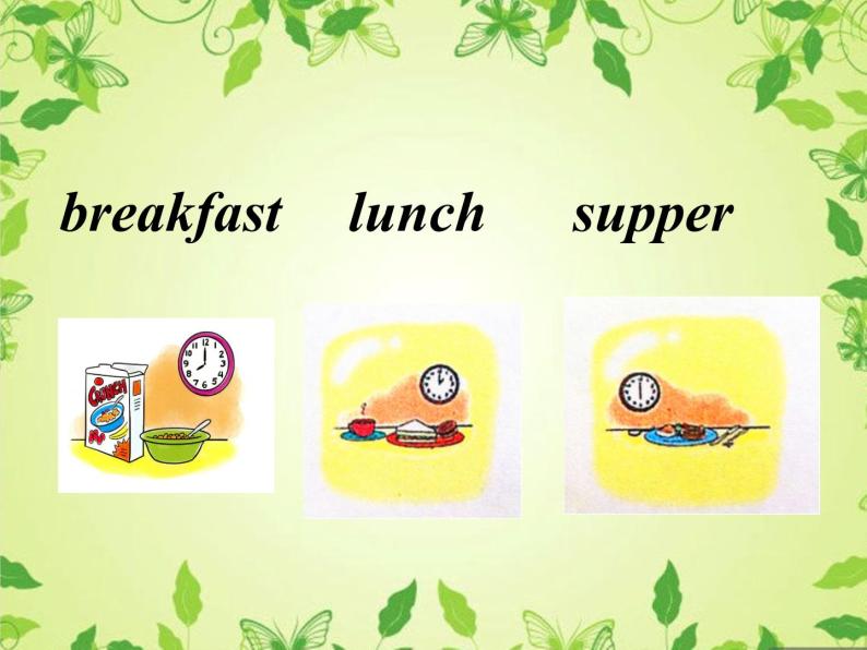 英语Starter BUnit 4 It's time for lunch!教学课件ppt-教习网|课件下载