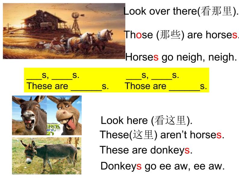 小学英语新概念英语（青少版）Starter BUnit 6 This is my uncle's farm.教案配套课件ppt-教习网|课件下载