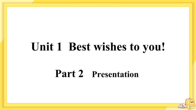 小学英语外研版 (三年级起点)六年级下册Module 9Unit 1 Best wishes to you.完美版ppt课件-教习网|课件下载
