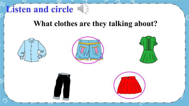 英语四年级下册Unit 4 My FavouritesLesson 20 My Favourite Clothes获奖ppt课件-教习网|课件下载
