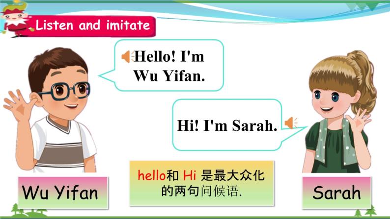 人教版 (PEP)三年级上册Unit 1 Hello! Part A优秀课件ppt-教习网|课件下载