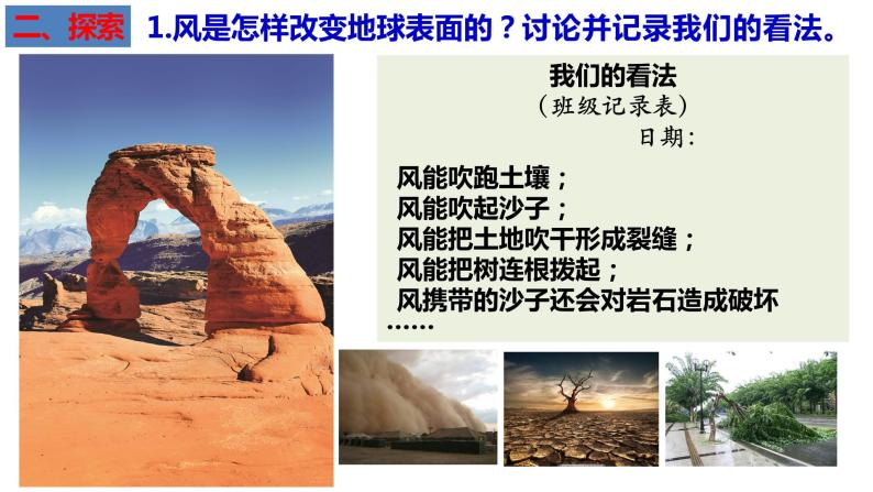 小学科学5.风的作用完整版教学ppt课件-教习网|课件下载