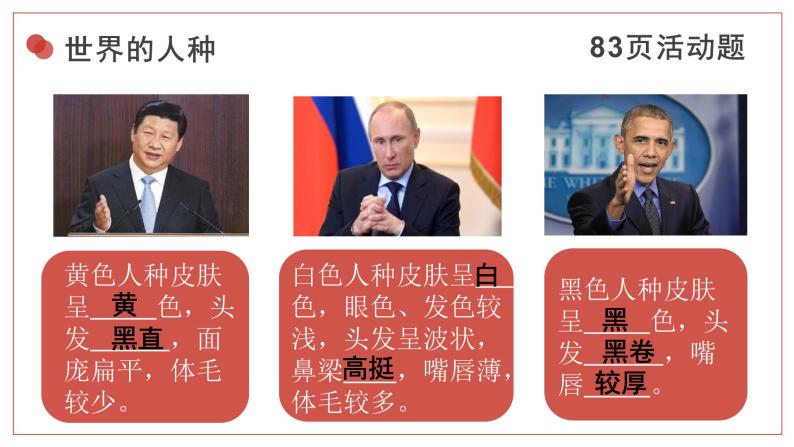 粤教版七年级上册第二节 世界的人种、语言和宗教完美版课件ppt 教习网课件下载