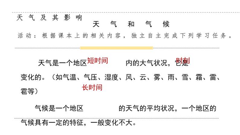 初中地理人教版 新课标七年级上册第一节 多变的天气多媒体教学课件ppt 教习网课件下载