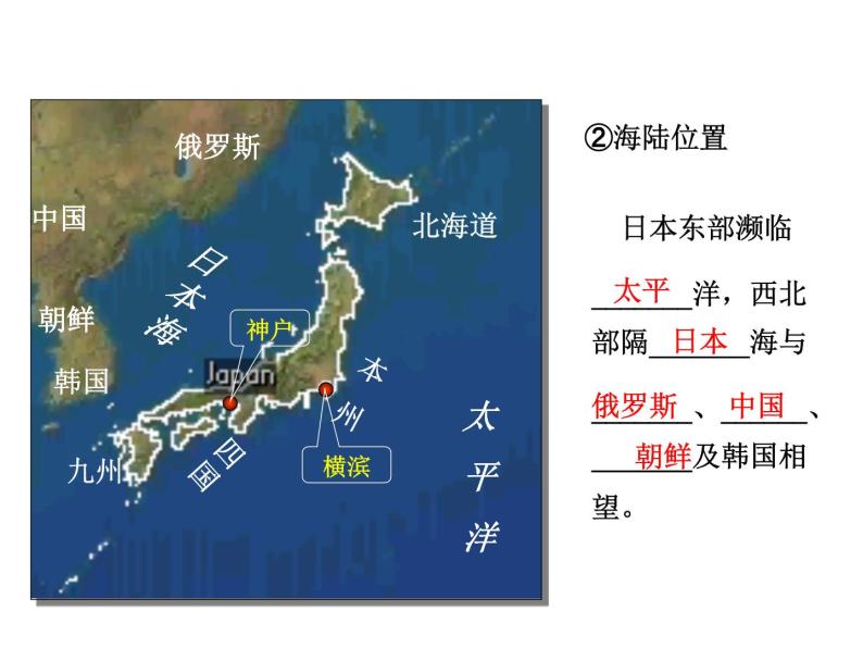 地理第一节 日本教学演示ppt课件 教习网课件下载