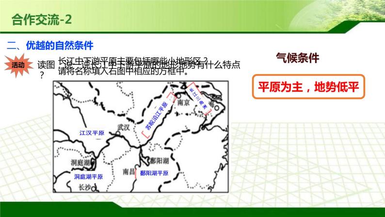 初中地理中图版七年级下册第六节 长江中下游平原教课内容课件ppt 教习网课件下载