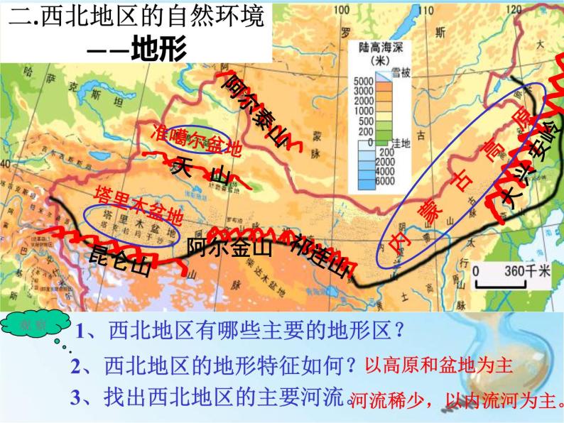 初中地理湘教版八年级下册第三节 西北地区和青藏地区课堂教学ppt课件 教习网课件下载