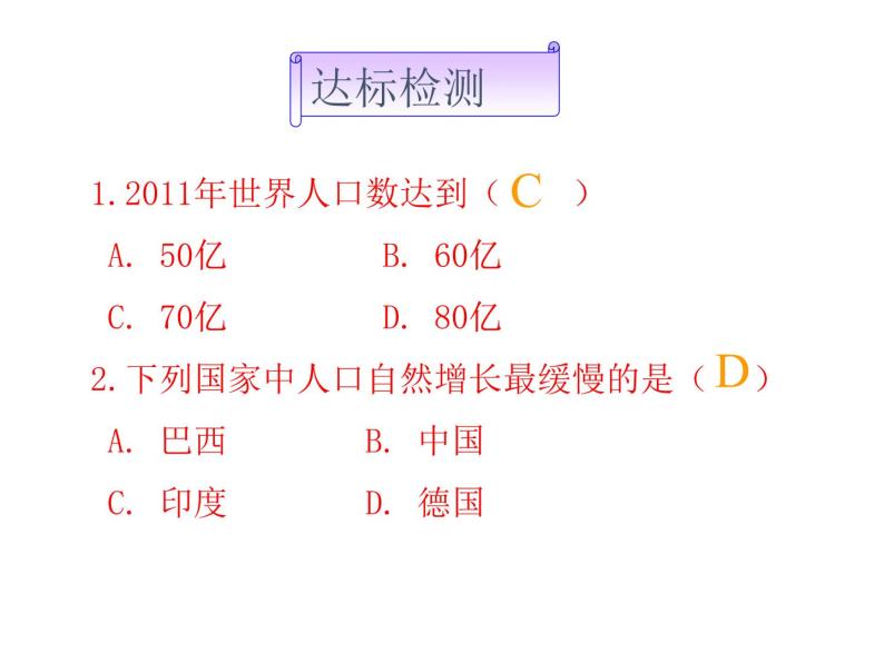 初中地理商务星球版七年级上册第五章 世界的居民综合与测试复习课件ppt 教习网课件下载