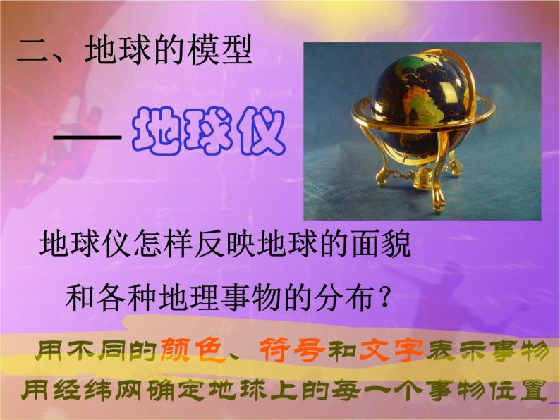 中图版七年级上册第一节 地球和地球仪课文ppt课件 教习网课件下载