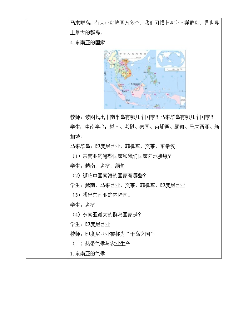 初中地理人教版 新课标七年级下册第七章 我们邻近的国家和地区第二节 东南亚优质ppt课件 教习网课件下载