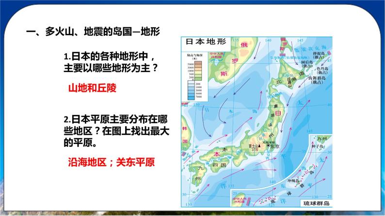 初中地理人教版 新课标七年级下册第七章 我们邻近的国家和地区第一节 日本优质课件ppt 教习网课件下载