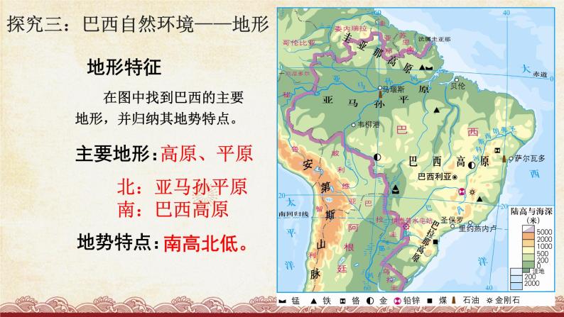 初中地理粤教版七年级下册第三节 巴西课文内容ppt课件 教习网课件下载