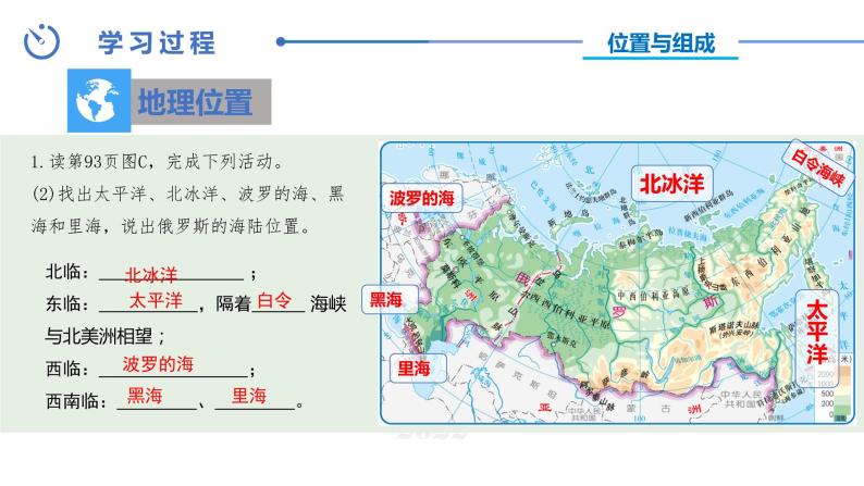 初中地理中图版八年级下册第五节 俄罗斯完美版课件ppt 教习网课件下载