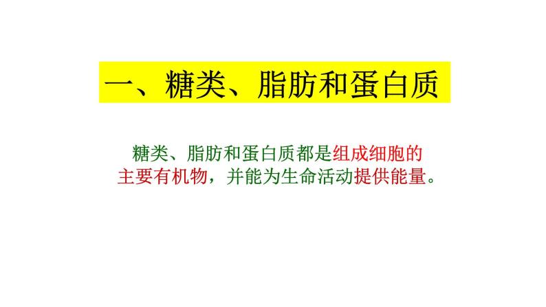 初中生物人教版 新课标七年级下册第一节 食物中的营养物质图片ppt课件 教习网课件下载