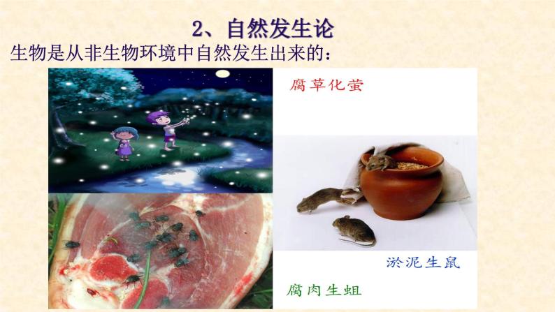 人教版 新课标八年级下册第七单元 生物圈中生命的延续和发展第三章 生命起源和生物进化第一节 地球上生命的起源公开课课件ppt 教习网课件下载