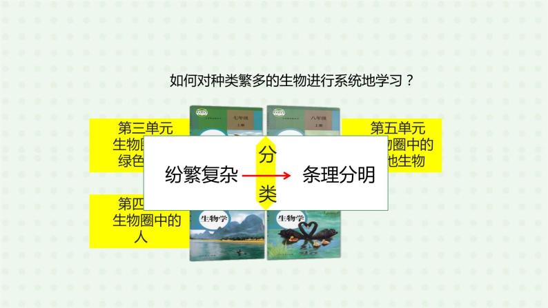 2021学年第一节 尝试对生物进行分类获奖课件ppt 教习网课件下载