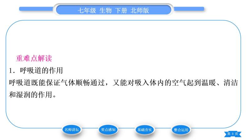 北师大版七年级下册第2节 人体细胞获得氧气的过程习题ppt课件 教习网课件下载