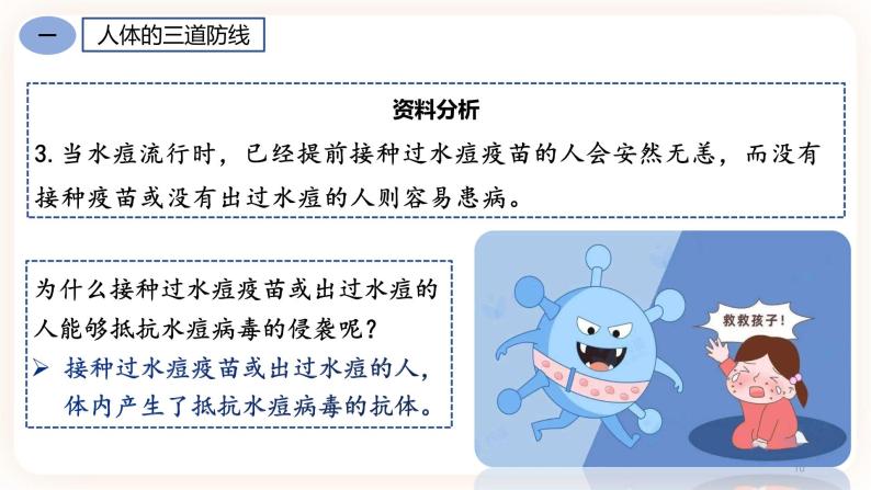 初中生物人教版 新课标八年级下册第八单元 健康地生活第一章 传染病和免疫第二节 免疫与计划免疫优质课课件ppt 教习网课件下载