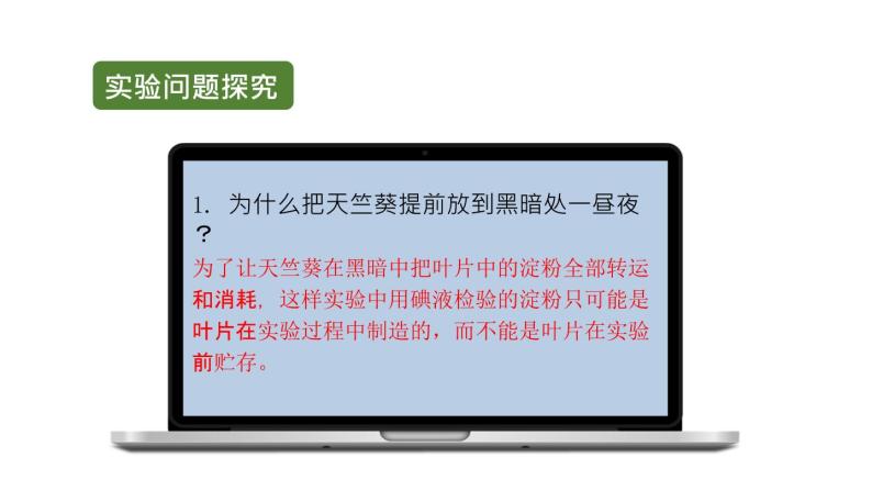 初中生物中考复习 初中生物实验突破（通用版）：绿叶在光下制造有机物课件 教习网课件下载