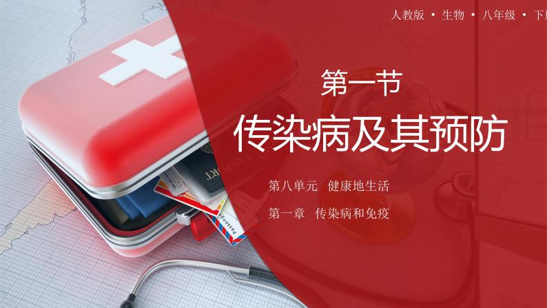 初中生物人教版 新课标八年级下册第一节 传染病及其预防优质课课件ppt 教习网课件下载