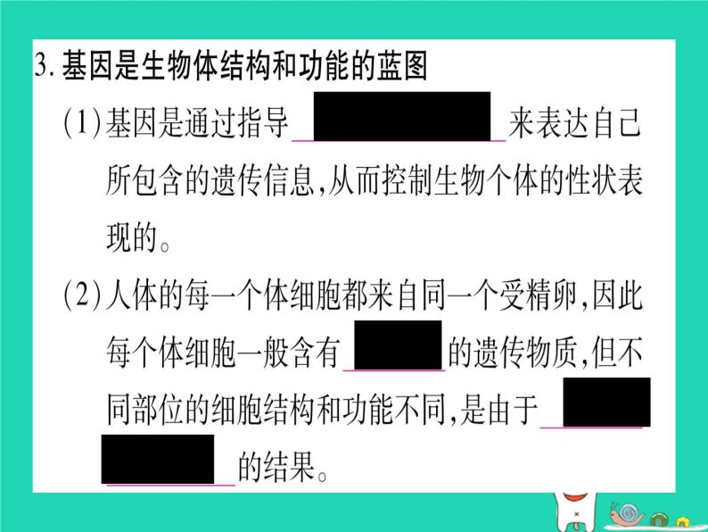 初中生物中考复习 中考生物总复习八上第6单元第20章生物的遗传和变异课件 教习网试卷下载