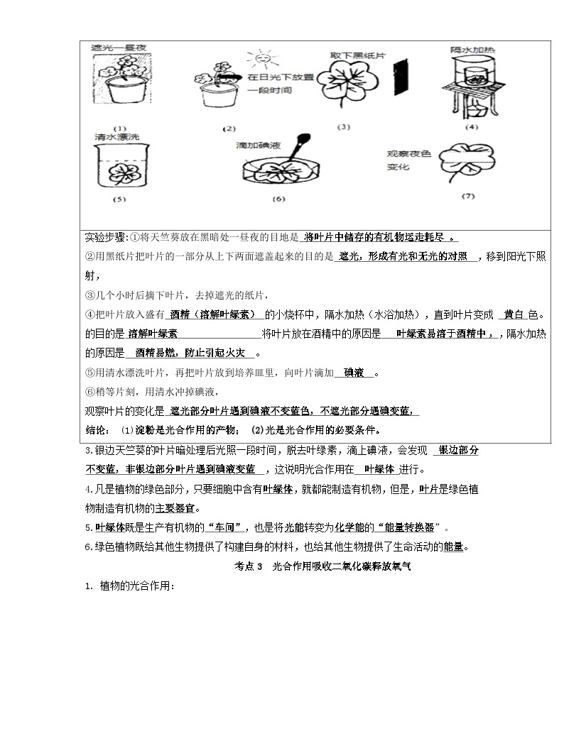 专题05 绿色植物的蒸腾作用、光合作用和呼吸作用作用(知识帮) 备战2023年中考生物一轮复习考点帮(全国通用) 教习网试卷下载