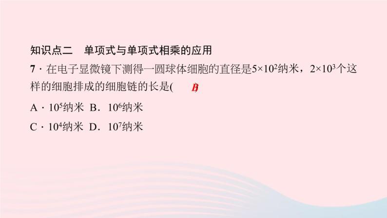 初中数学1 单项式与单项式相乘教学ppt课件-教习网|课件下载