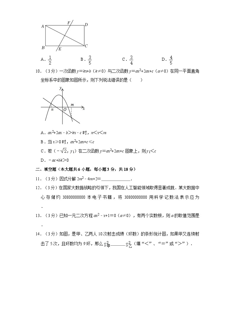 2023年山东省青岛市西海岸新区中考数学一模试卷（word版含答案解析）-教习网|试卷下载