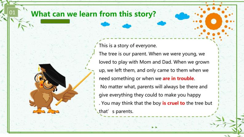 牛津版 (深圳&广州)七年级下册（2012秋审查）Unit 4 Save the trees.课前预习ppt课件-教习网|课件下载