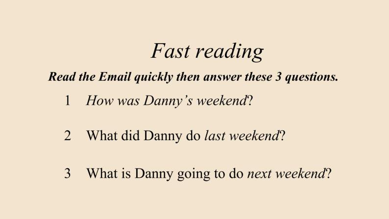 初中Lesson 24 How was Your Weekend?图片ppt课件-教习网|课件下载