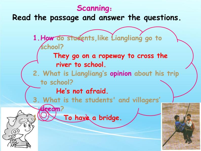 七年级下册Unit 3 How do you get to school?Section B课文内容ppt课件-教习网|课件下载