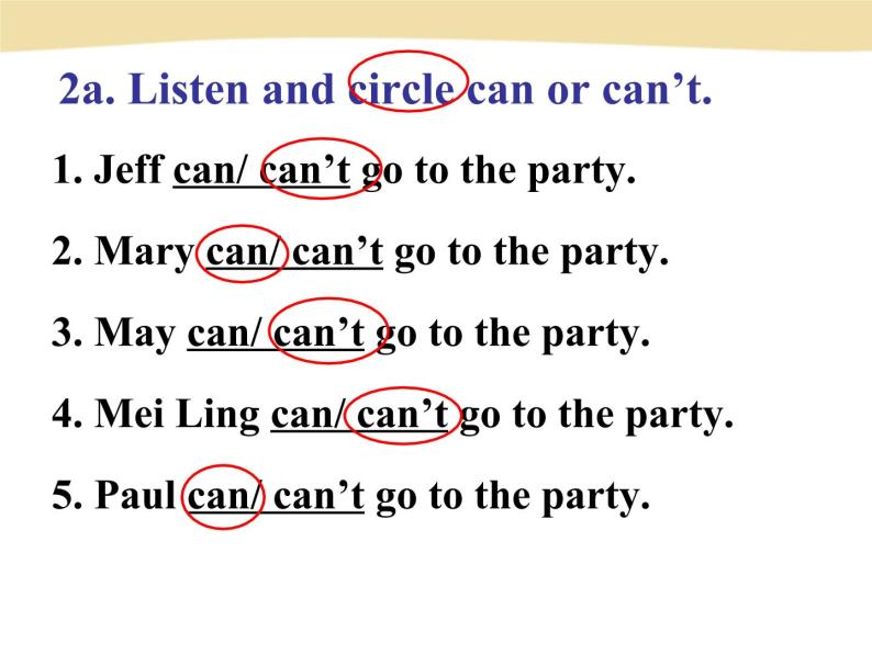 英语人教新目标 (Go for it) 版Unit 9 Can you come to my party?Section A教学ppt课件 ...