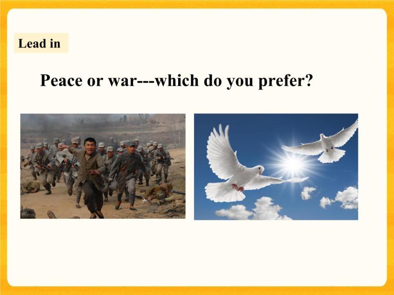 初中冀教版Lesson 42 Peace at Last优秀备课ppt课件-教习网|课件下载