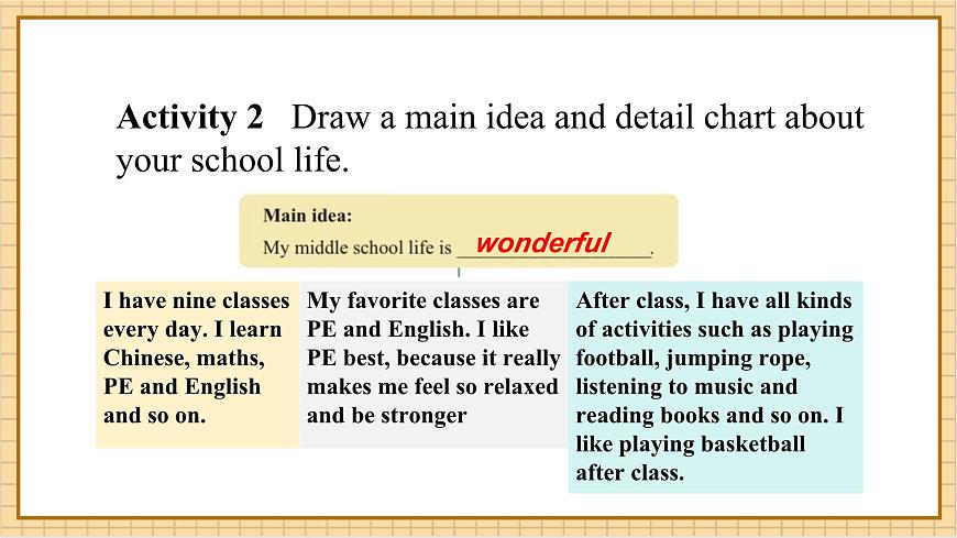 仁爱科普版（2024）七年级上册（2024）Unit 3 Our Colorful School Life教学ppt课件-课件下载-教习网