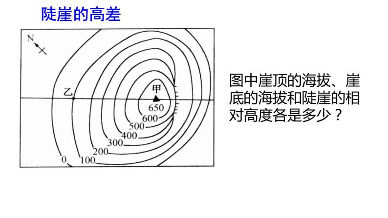 008等高线计算及通视问题2023届高三地理一轮总复习第一部分地球与地图第8课时课件ppt 教习网课件下载