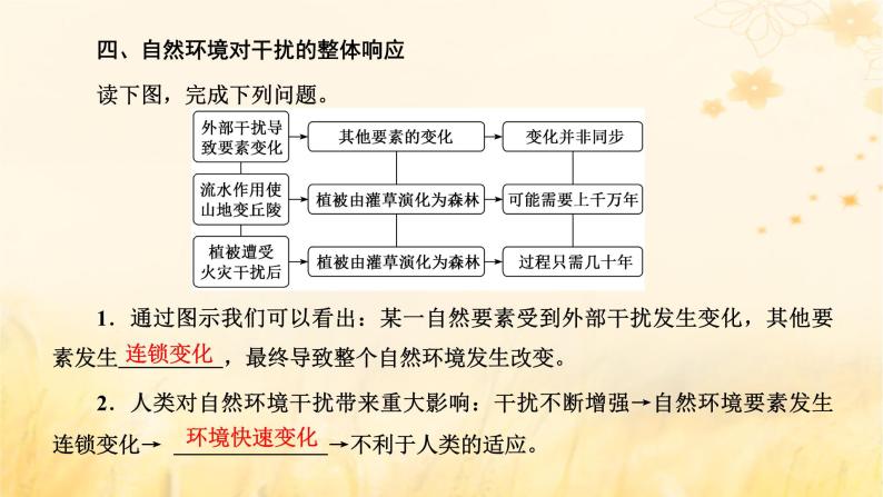 新课标2023版高考地理一轮总复习第七章植被土壤与自然环境的整体性和差异性第二节自然环境的整体性课件 教习网课件下载